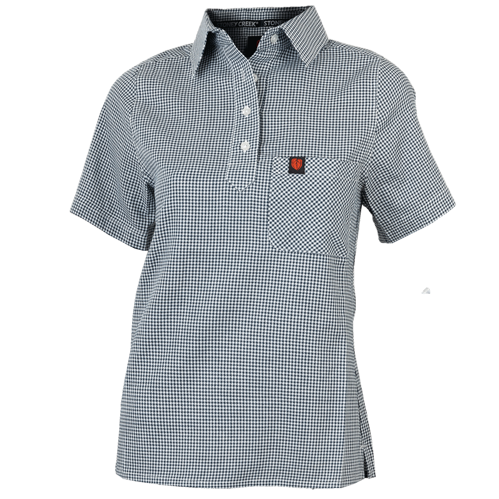 CheckChick Shirt - Navy Gingham – Stoney Creek (Est 1994) NZ Ltd